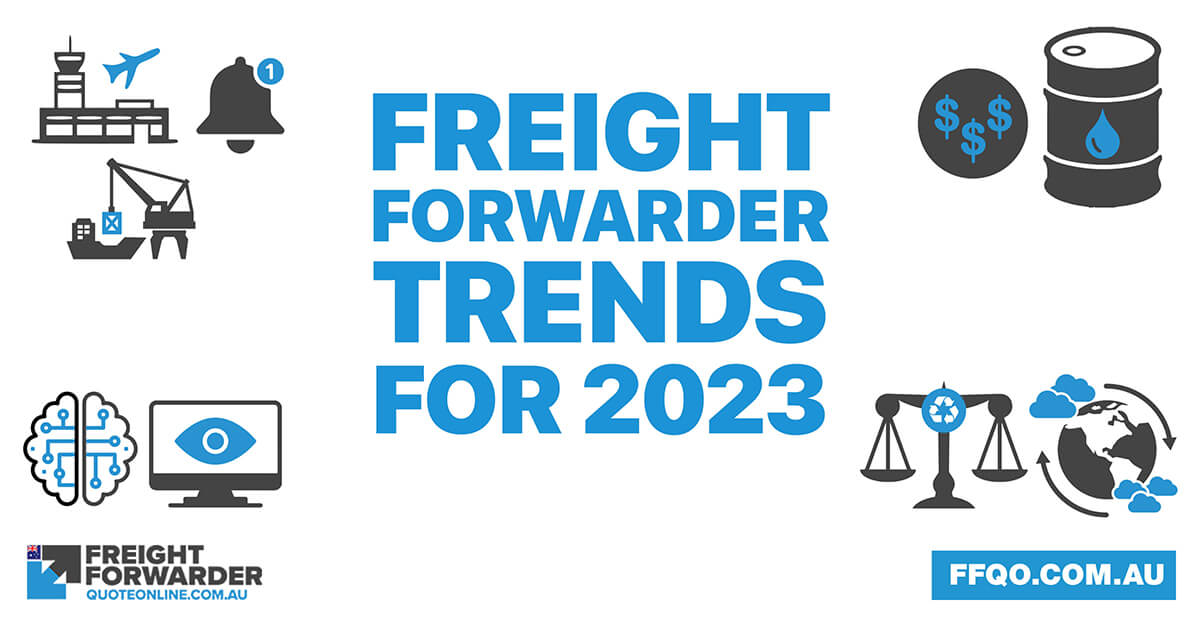 Freight forwarder trends 2023 for shipping via ocean and air